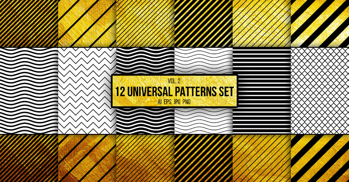 12 Universal Patterns Set – MasterBundles