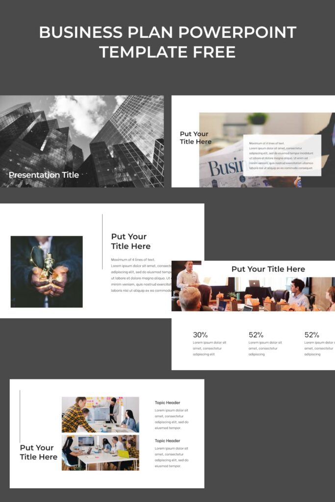 Business Plan Powerpoint Template Free – MasterBundles