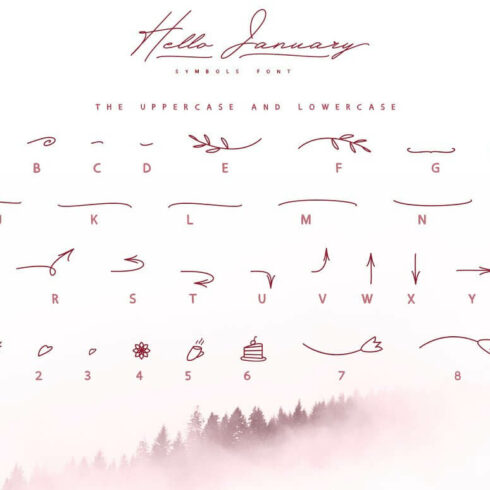 Hello January Cursive Font Cyrillic | Master Bundles