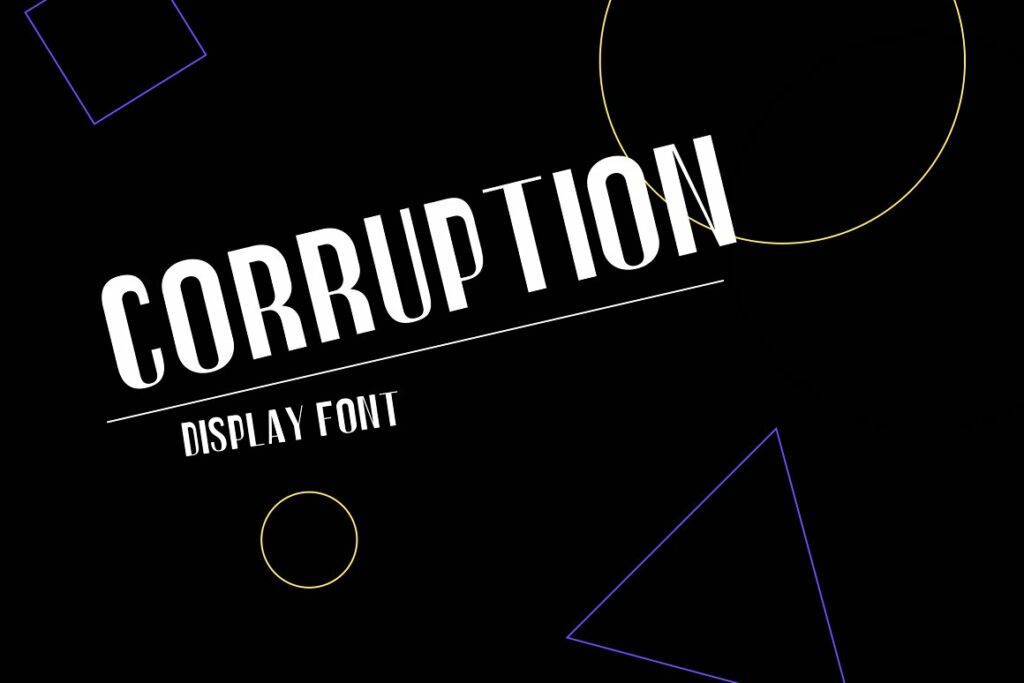 Corruption Font – MasterBundles