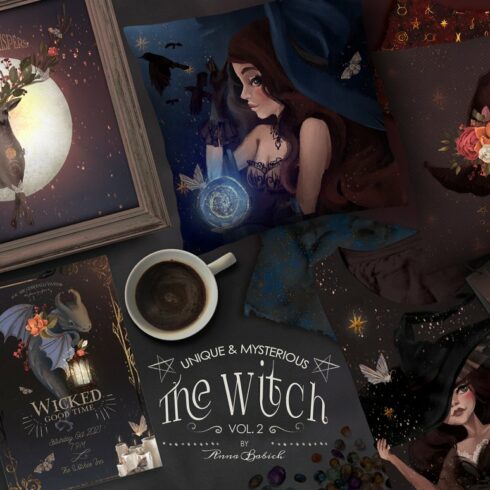 The Witch Vol.2: Witchcraft Illustrations – MasterBundles