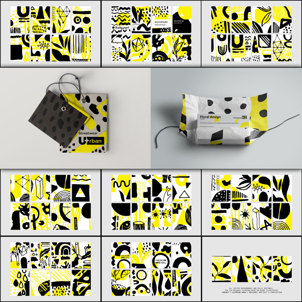 300+ Hand Drawn Shapes, Posters, Pat – MasterBundles