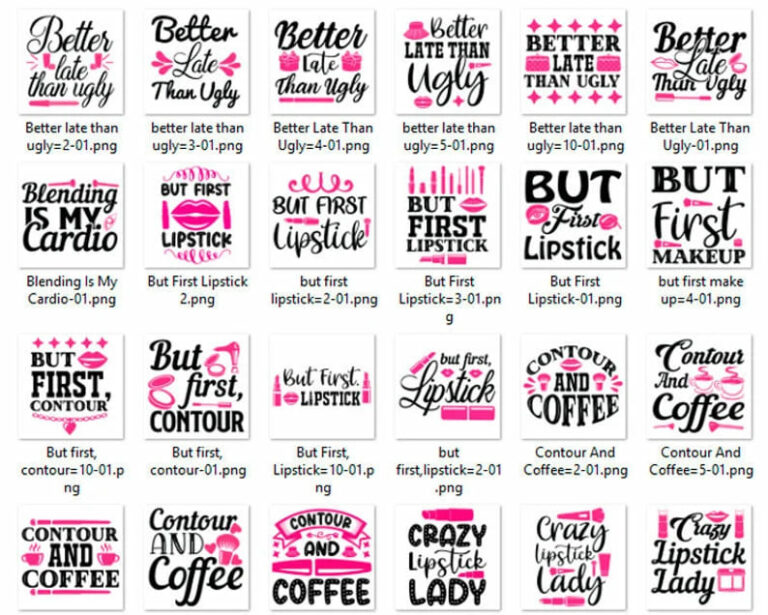 304 Makeup SVG Bundle – MasterBundles