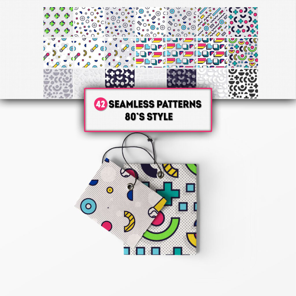 42 Seamless Patterns In 80s Style – MasterBundles