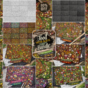 Food And Drinks Objects Big Bundle – MasterBundles