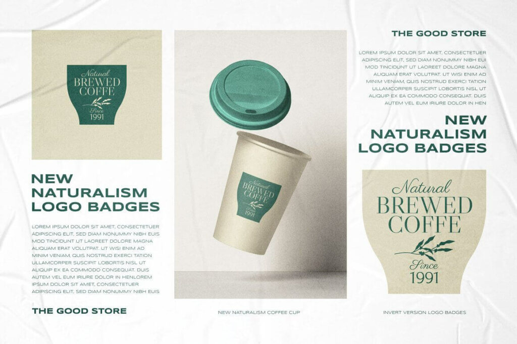 New Naturalism Logo Badges – MasterBundles