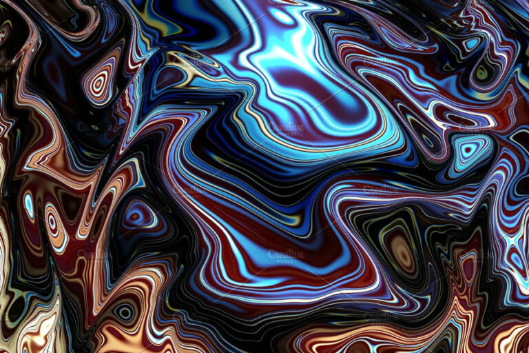 20 Abstract Wavy Backgrounds – MasterBundles