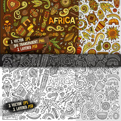 Africa Objects & Elements Set – MasterBundles