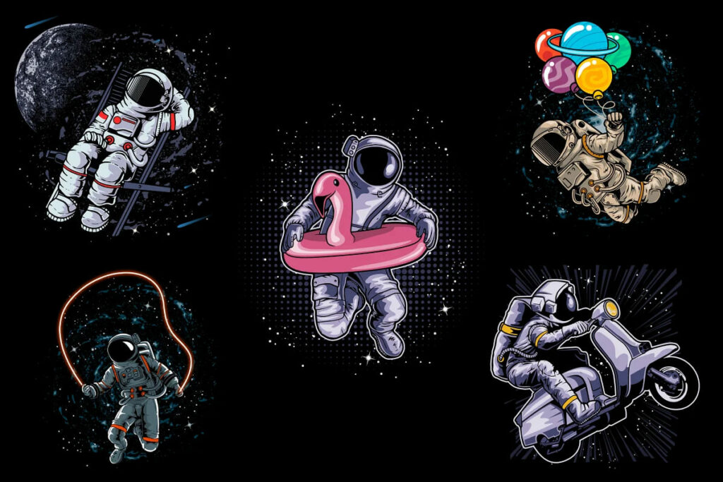Amazing Astronaut Design Bundle – MasterBundles