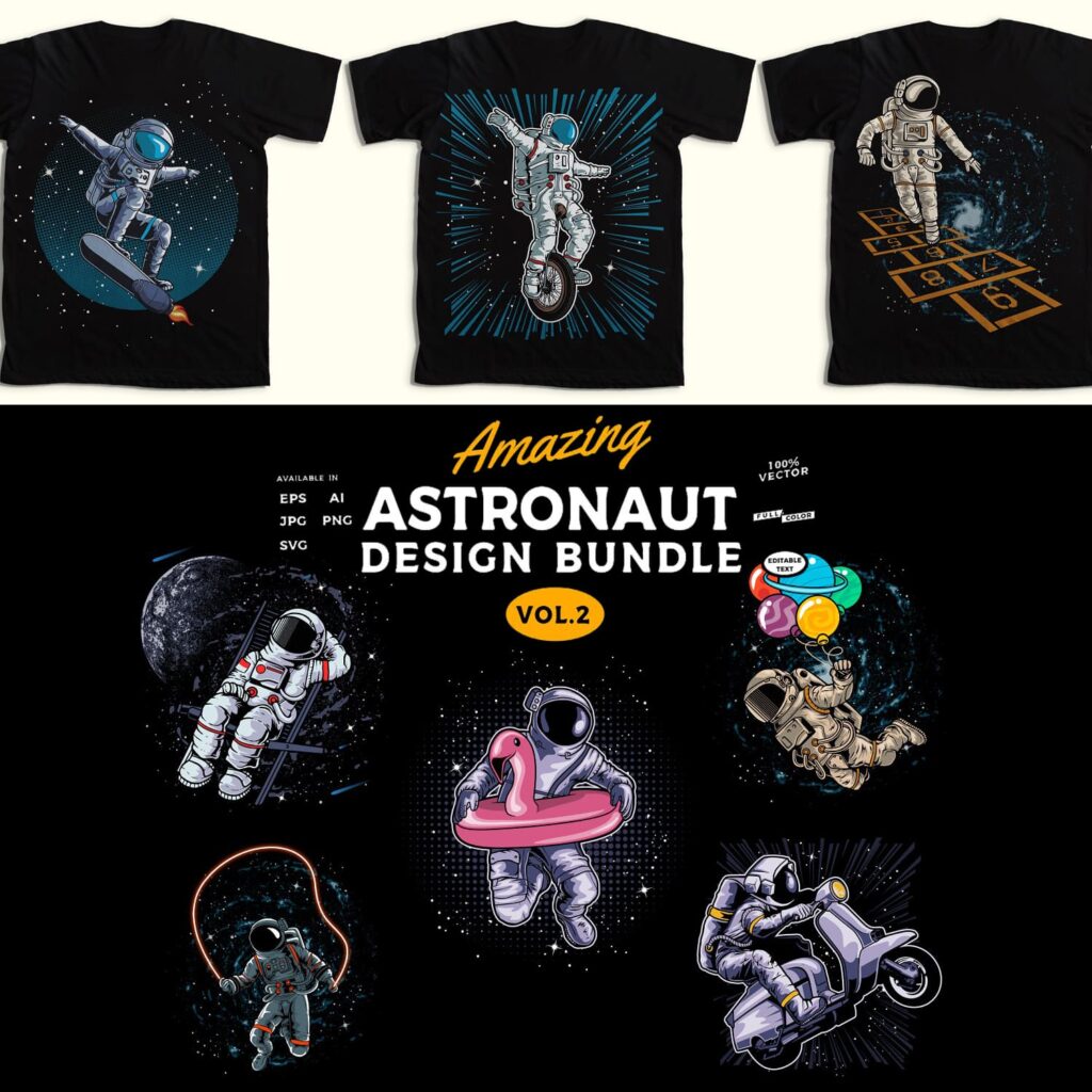 Amazing Astronaut Design Bundle – MasterBundles Amazing Astronaut Design Bundle – MasterBundles