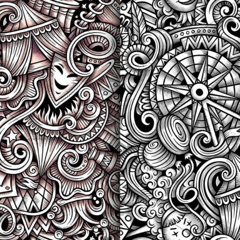 Amusement Park Graphics Patterns | Master Bundles