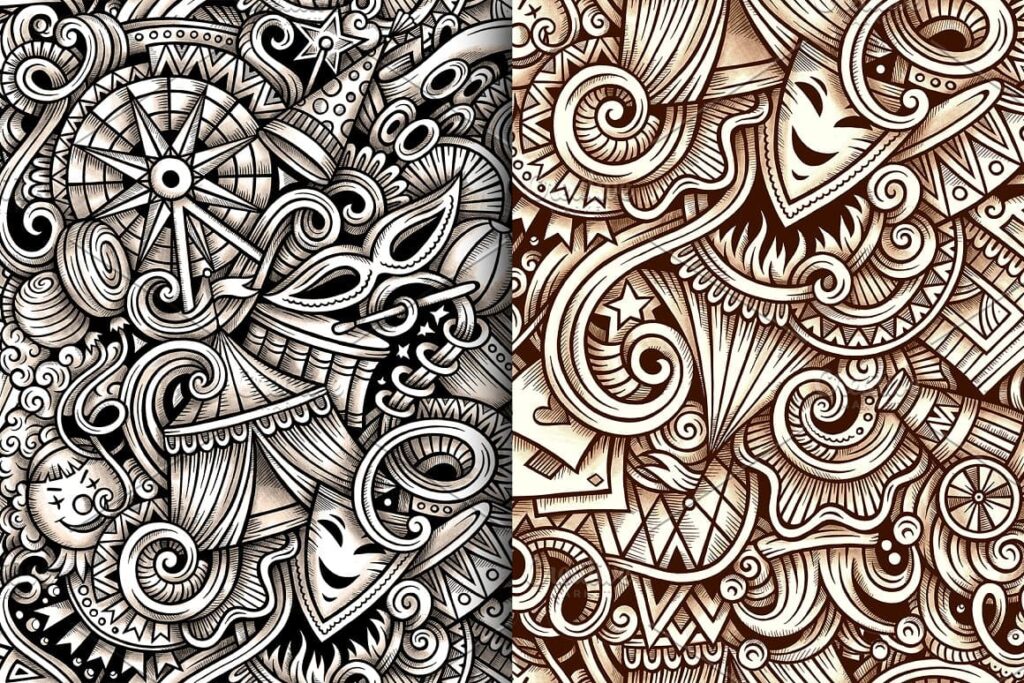 Amusement Park Graphics Patterns – MasterBundles