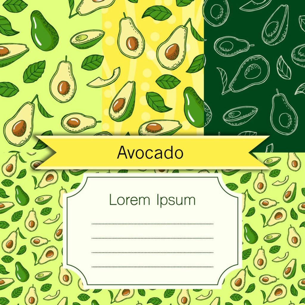 Avocado Patterns – MasterBundles