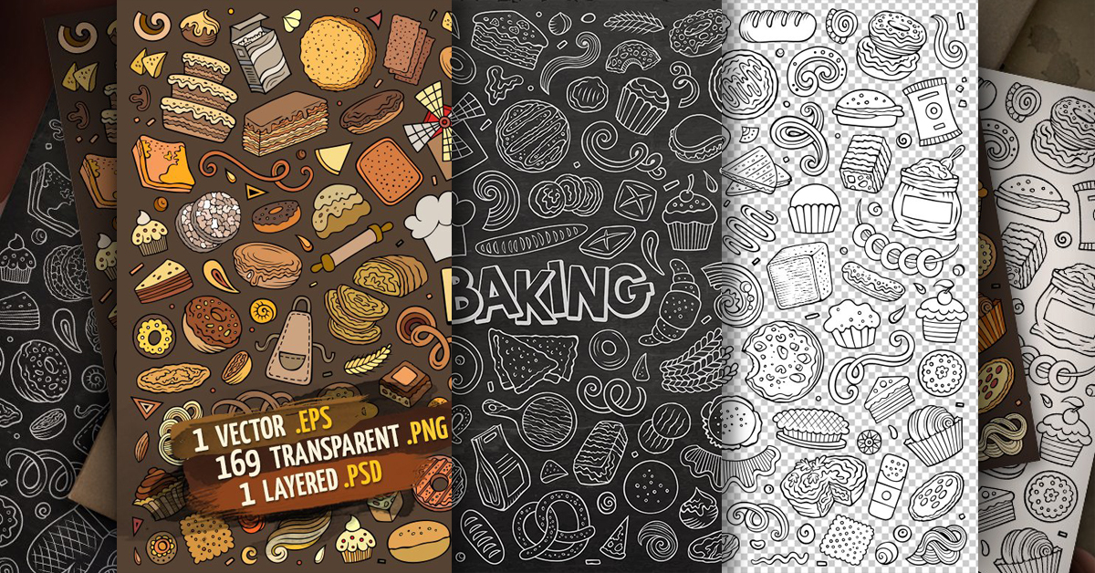 Baking Objects & Symbols Set – MasterBundles