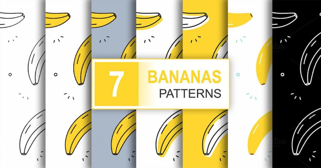 Banana Patterns – MasterBundles