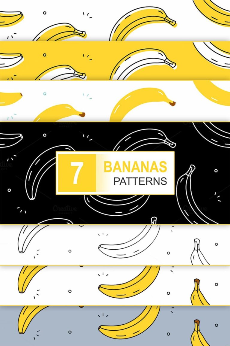 Banana Patterns – MasterBundles
