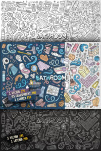Bathroom Objects & Elements Set – MasterBundles