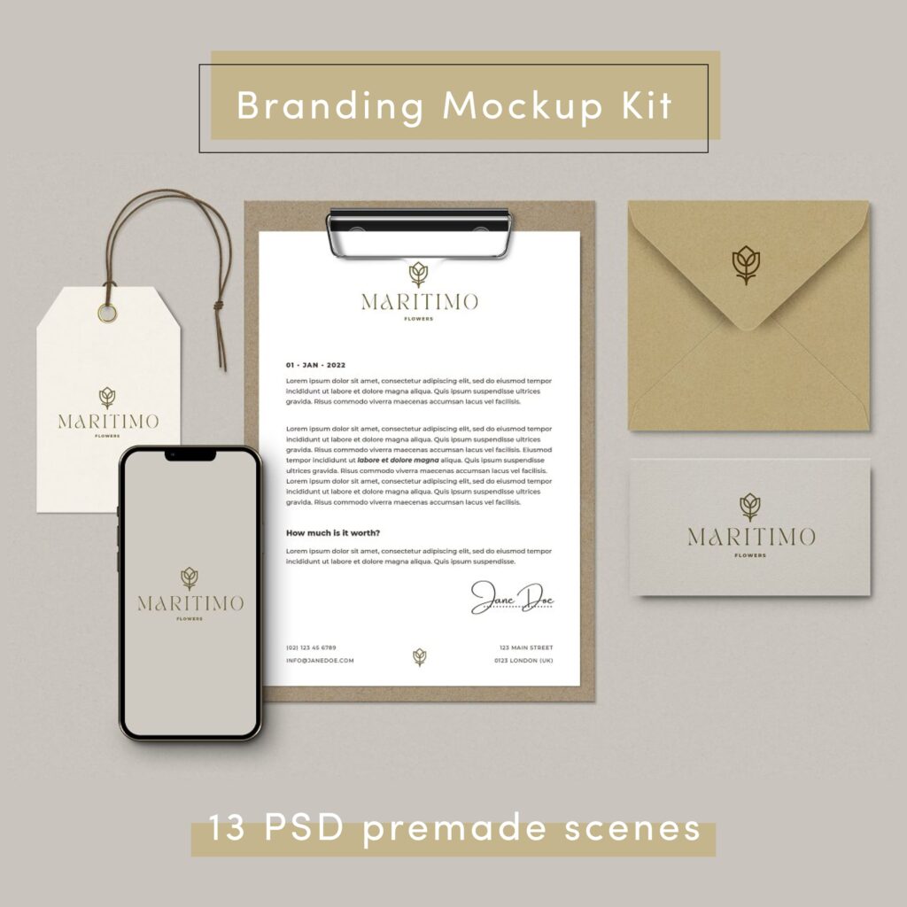 Branding Mockup Kit – MasterBundles