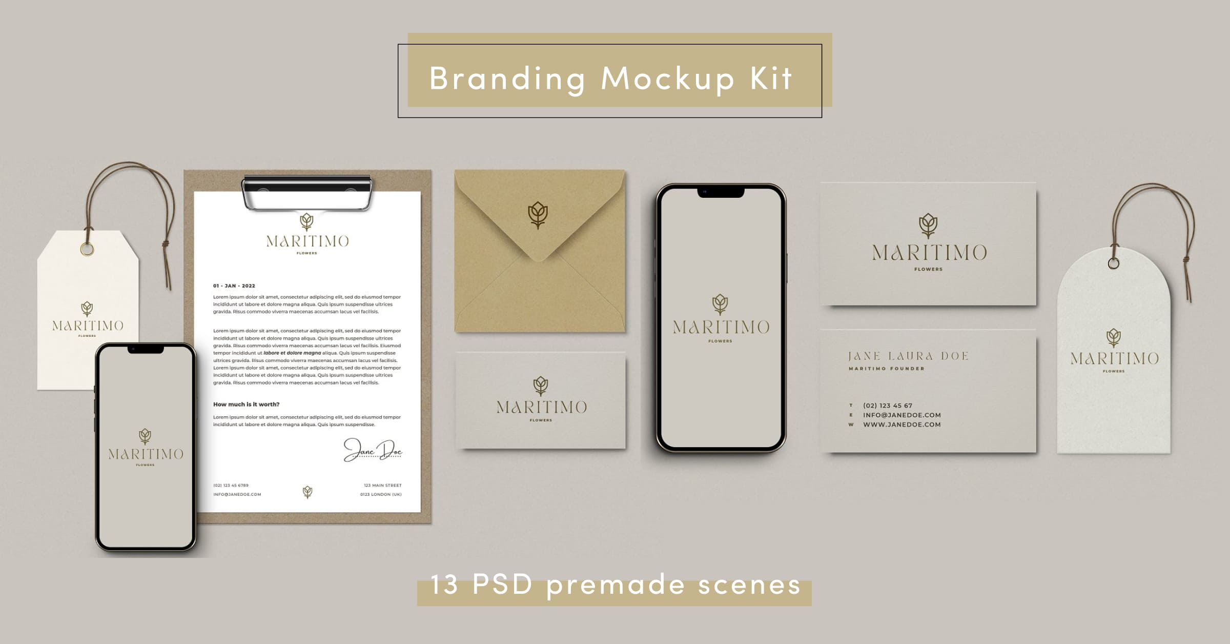Branding Mockup Kit – MasterBundles