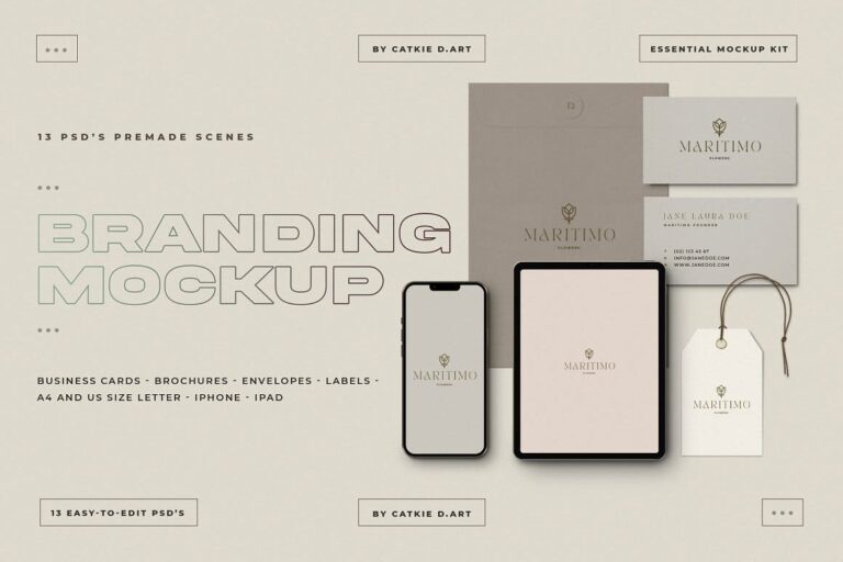 Branding Mockup Kit – MasterBundles