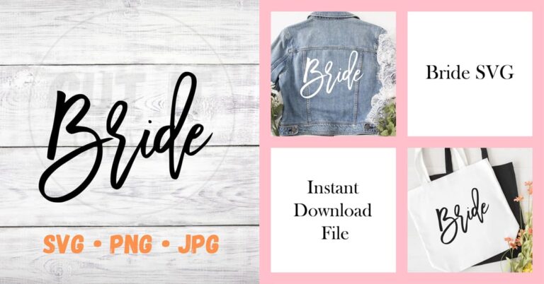 Bride SVG Instant Download File – MasterBundles