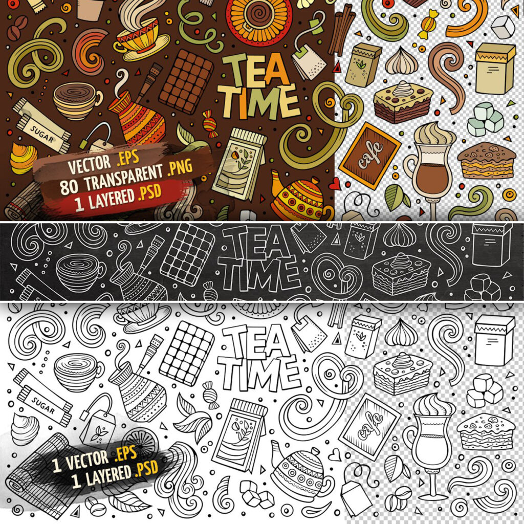 Cafe Objects & Symbols Set – MasterBundles