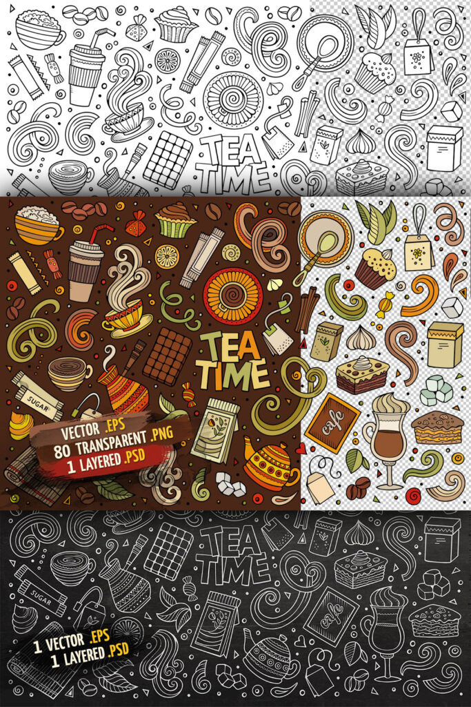 Cafe Objects & Symbols Set – MasterBundles