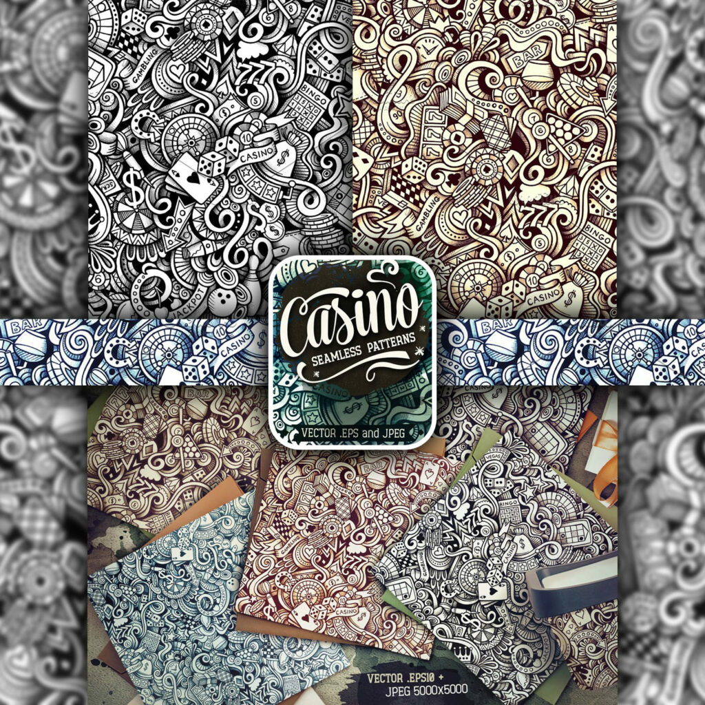 Casino Graphics Patterns – MasterBundles