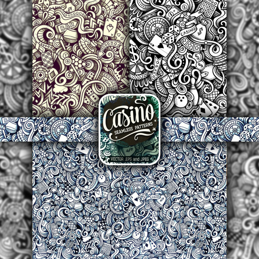 Casino Graphics Patterns – MasterBundles