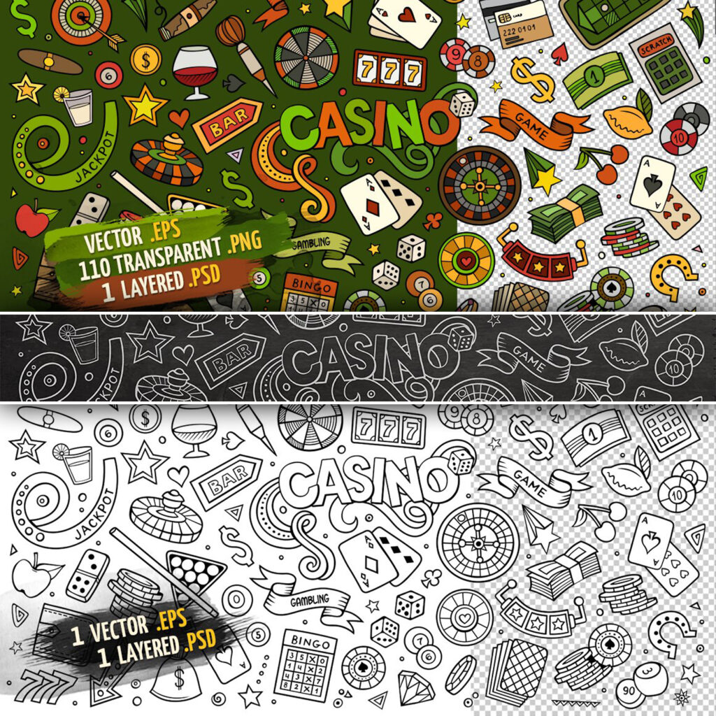 Casino Objects & Symbols Set – MasterBundles