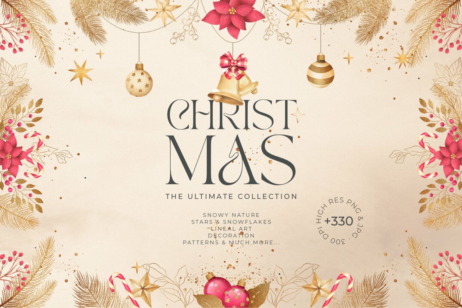 Magic Christmas Illustration Bundle – MasterBundles