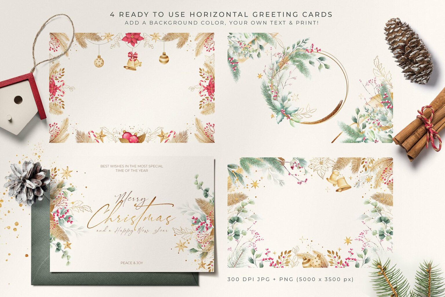 Magic Christmas Illustration Bundle – MasterBundles