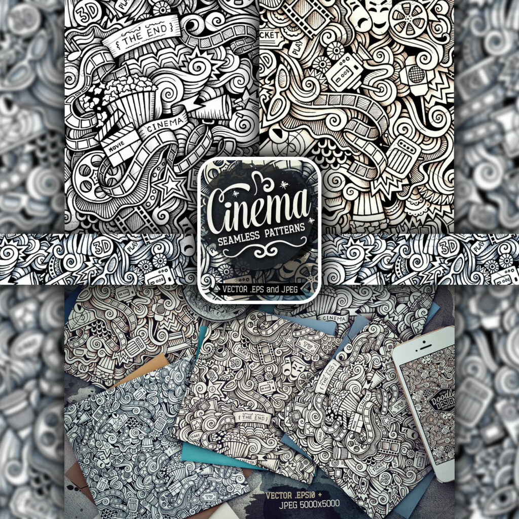 Cinema Graphics Patterns – MasterBundles