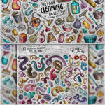 Cleaning Cartoon Objects Set – MasterBundles