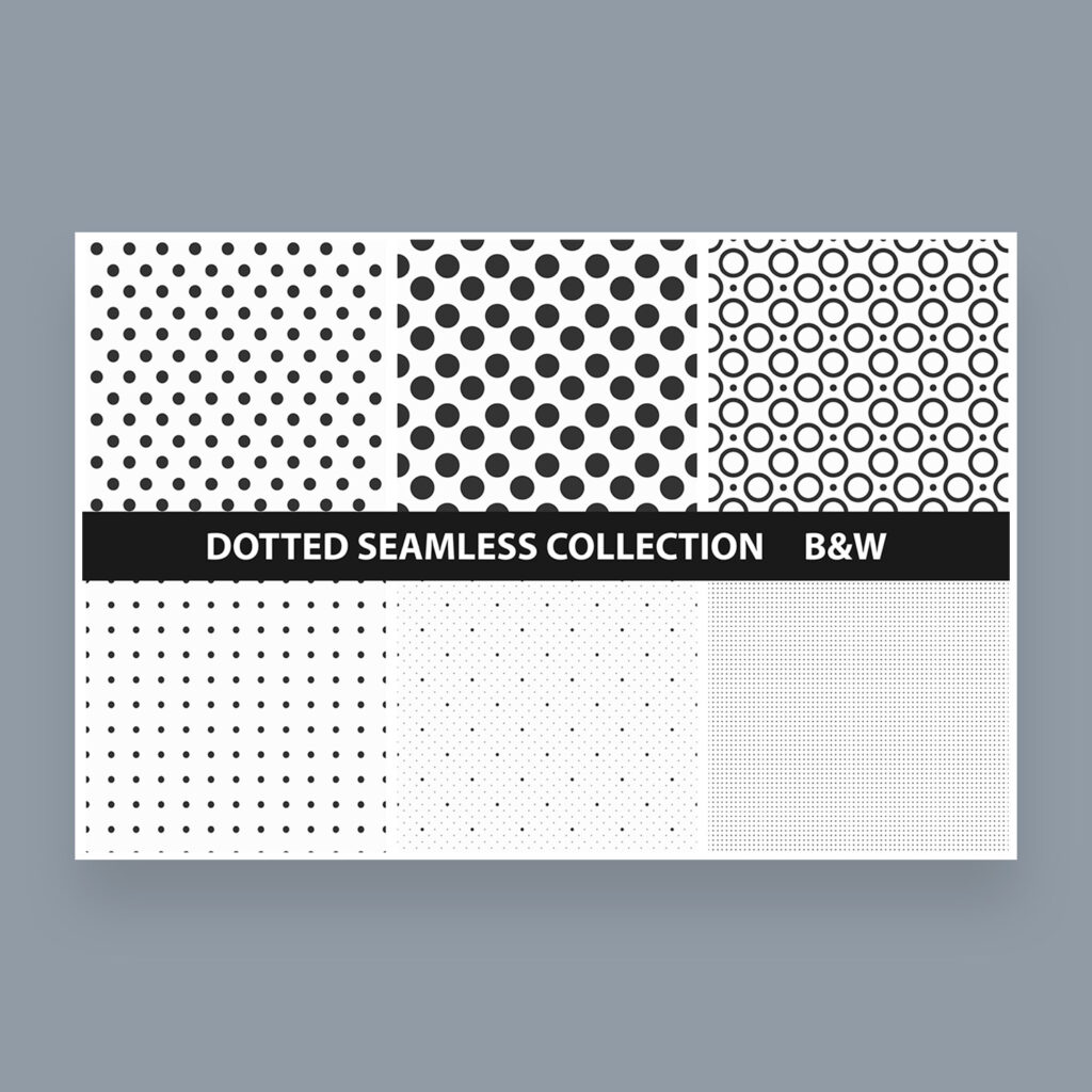 Collection Of Seamless Dotted Patterns – MasterBundles