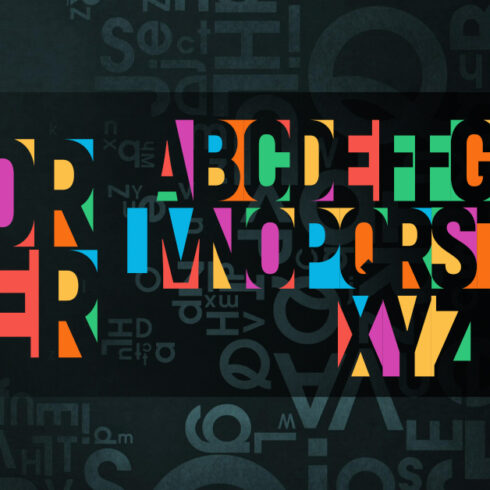 Color Paper Font | Master Bundles