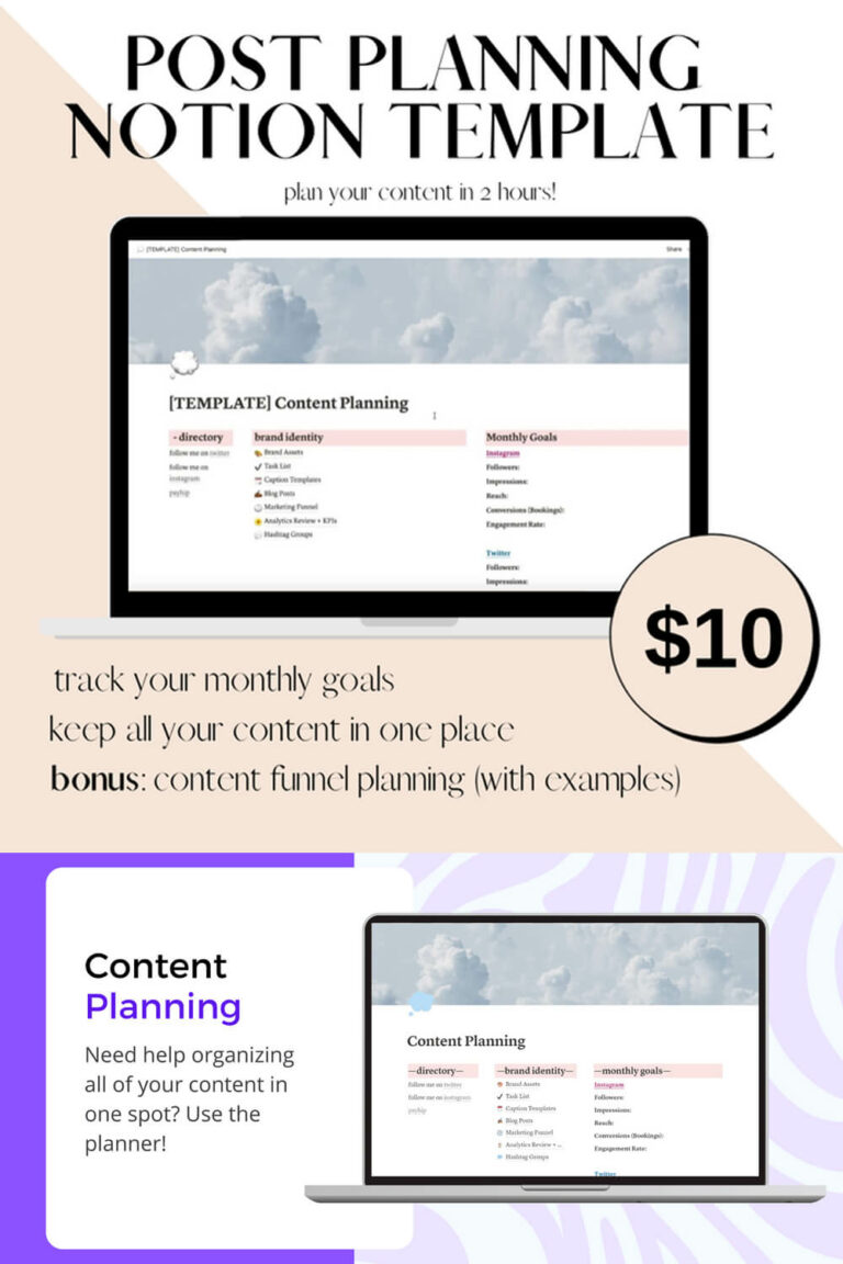 Content Planning Template – MasterBundles