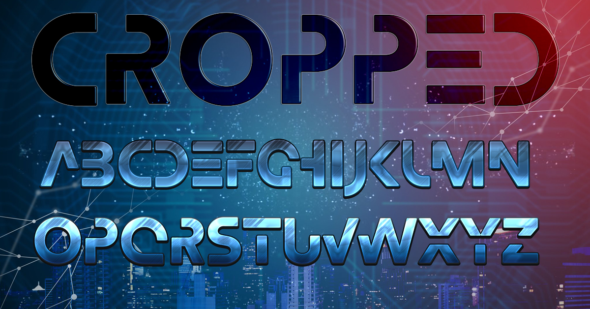 Cropped Logo Font – MasterBundles