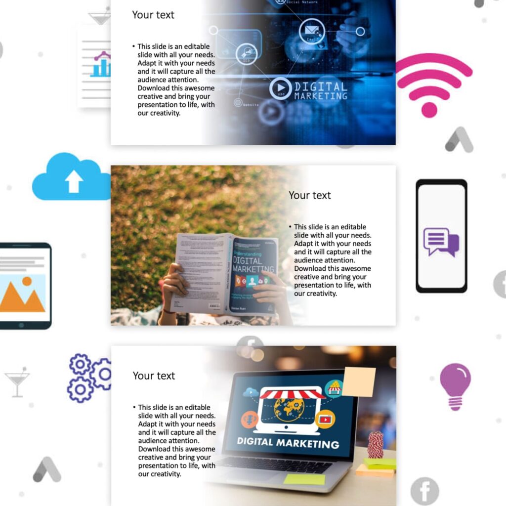 Digital Marketing Presentation Template Free – MasterBundles