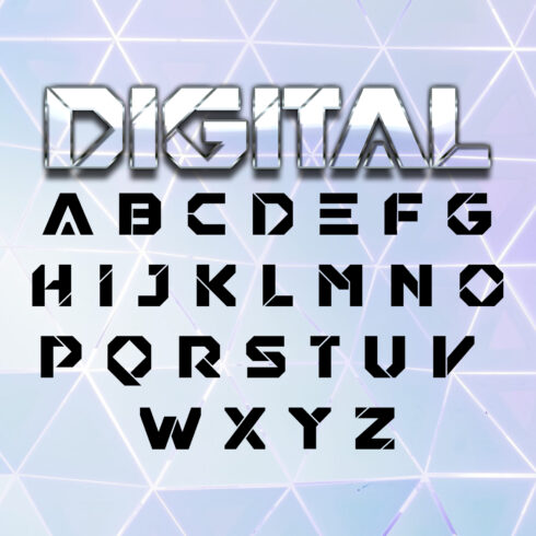 Digital Font – MasterBundles