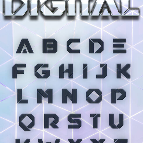 Digital Font | Master Bundles