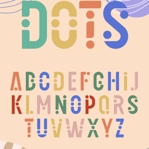 Dots Font | Master Bundles