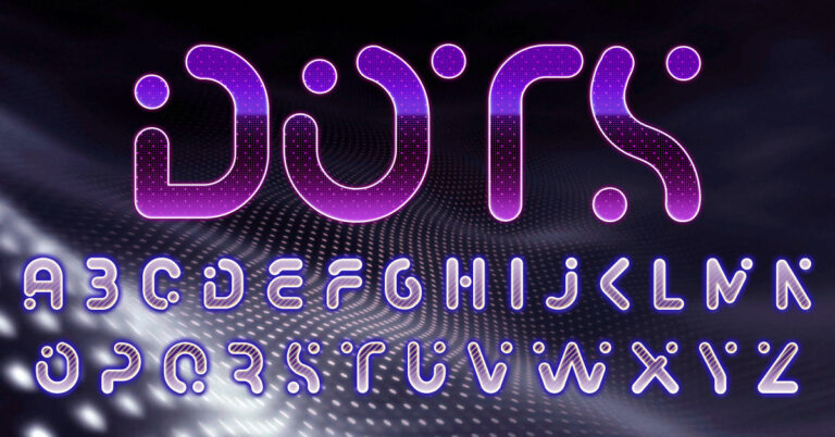 Dots Font – MasterBundles