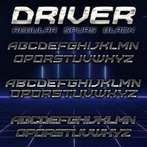 Driver Font | Master Bundles