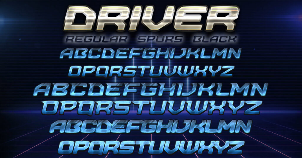 Driver Font – MasterBundles