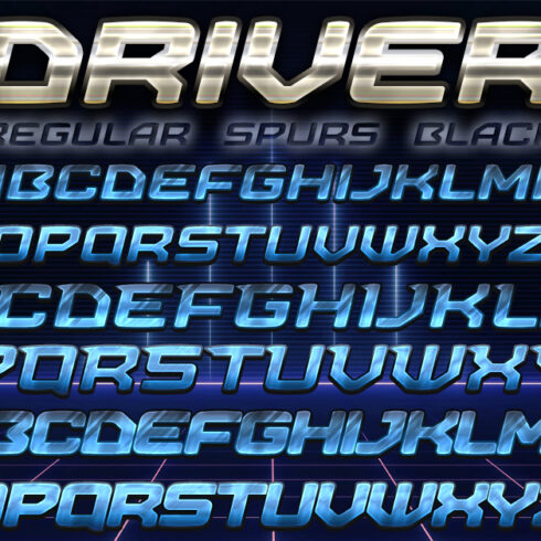 Driver Font | Master Bundles
