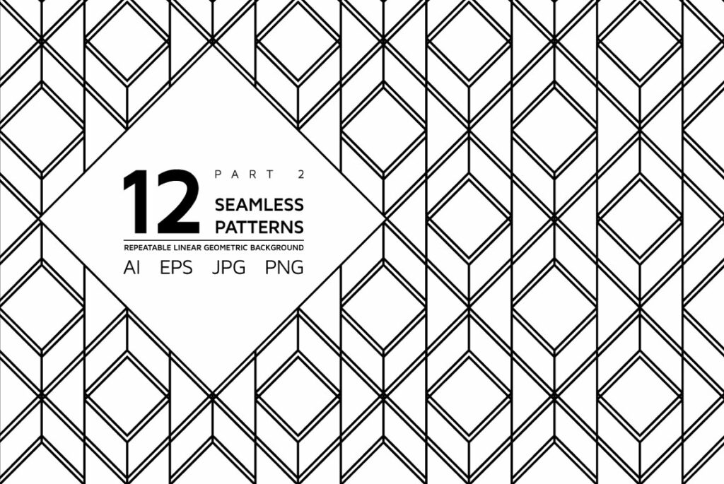12 Linear Geometric Patterns Part 2 – MasterBundles
