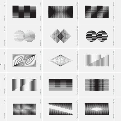 100 Transition Shapes – MasterBundles