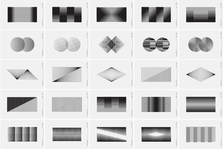 100 Transition Shapes – MasterBundles