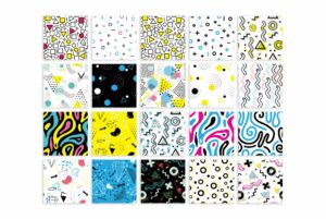50 Seamless Patterns In 80s Style | Master Bundles